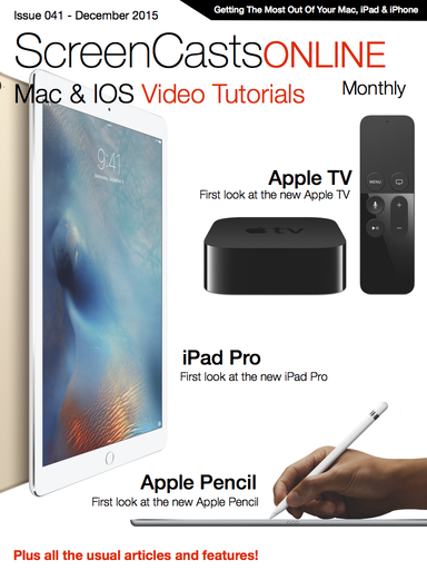 Free Video Tutorial: Apple Pencil - Apple Mac, iPad & iPhone Tutorials from ScreenCastsOnline